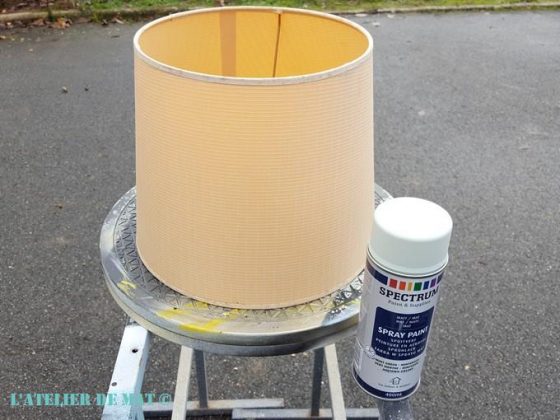Peinture Abat Jour Tissu