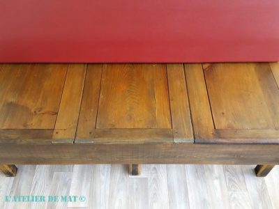 Relooker une banquette en skaï. | L'atelier de Mat