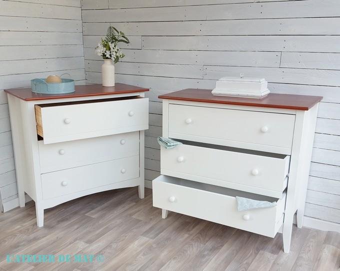 Harmoniser une paire de commodes | L'atelier de Mat